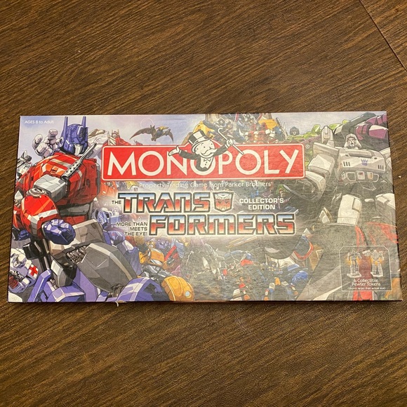 Hasbro | Games | Hasbro Transformers Monopoly Collectors Edition | Poshmark